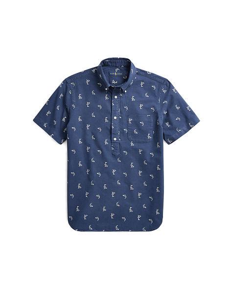 Patterned Polo Shirt